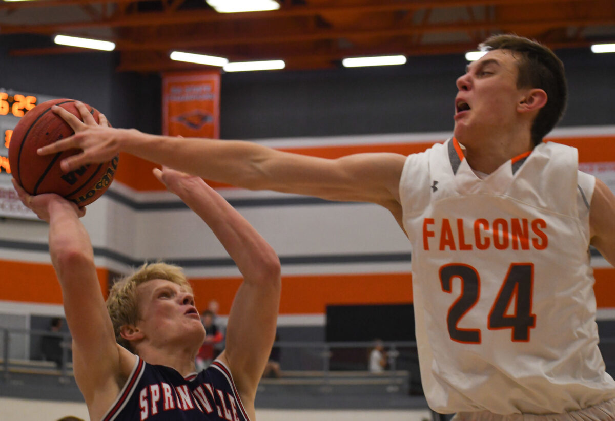 Star duo carries Skyridge boys basketball past Springville | News ...